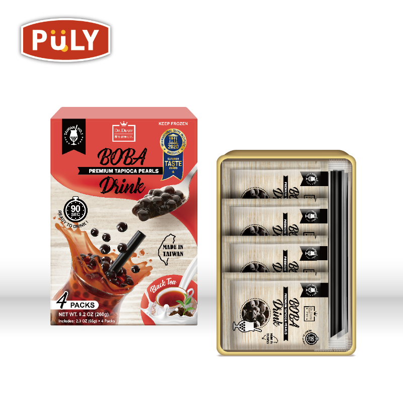 PULY Instant Bubble Tea Box_black tea - PRODUCTS | PULY CO., LTD.